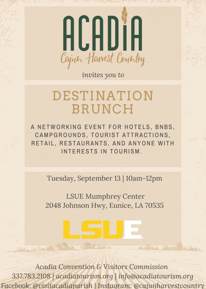 Destination Brunch at LSUE - acadiatourism.org