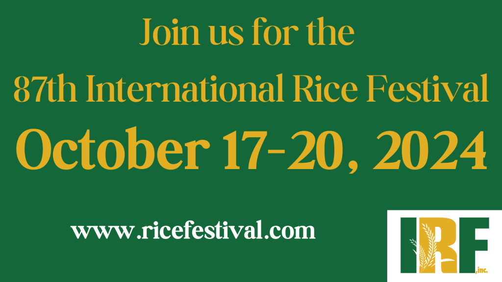 87th International Rice Festival - acadiatourism.org